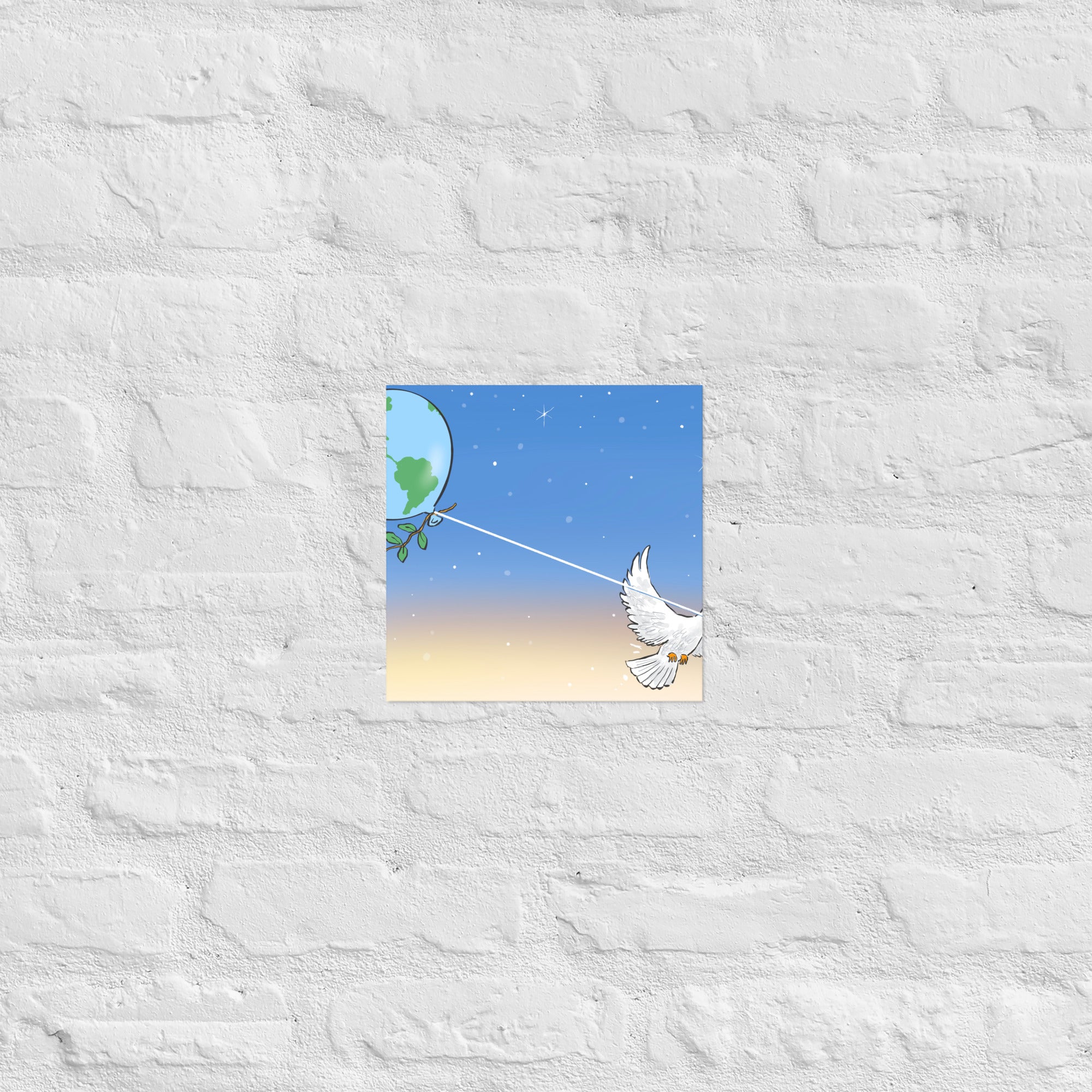 Peaceon Earth Landscape - Poster – Jeffrey Koterba